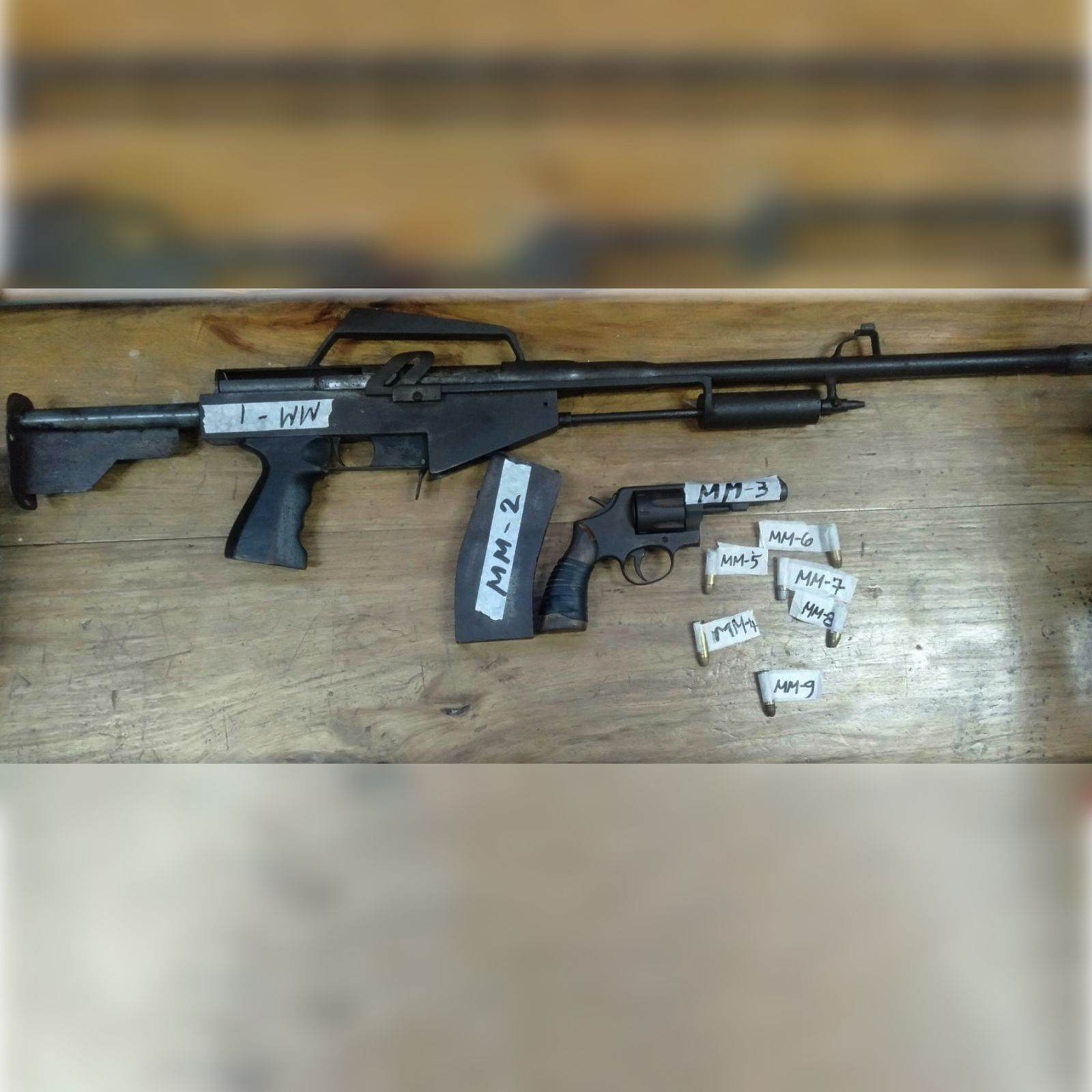 Baril at mga bala, nakumpiska sa Search Warrant ng Kalamansig PNP ...