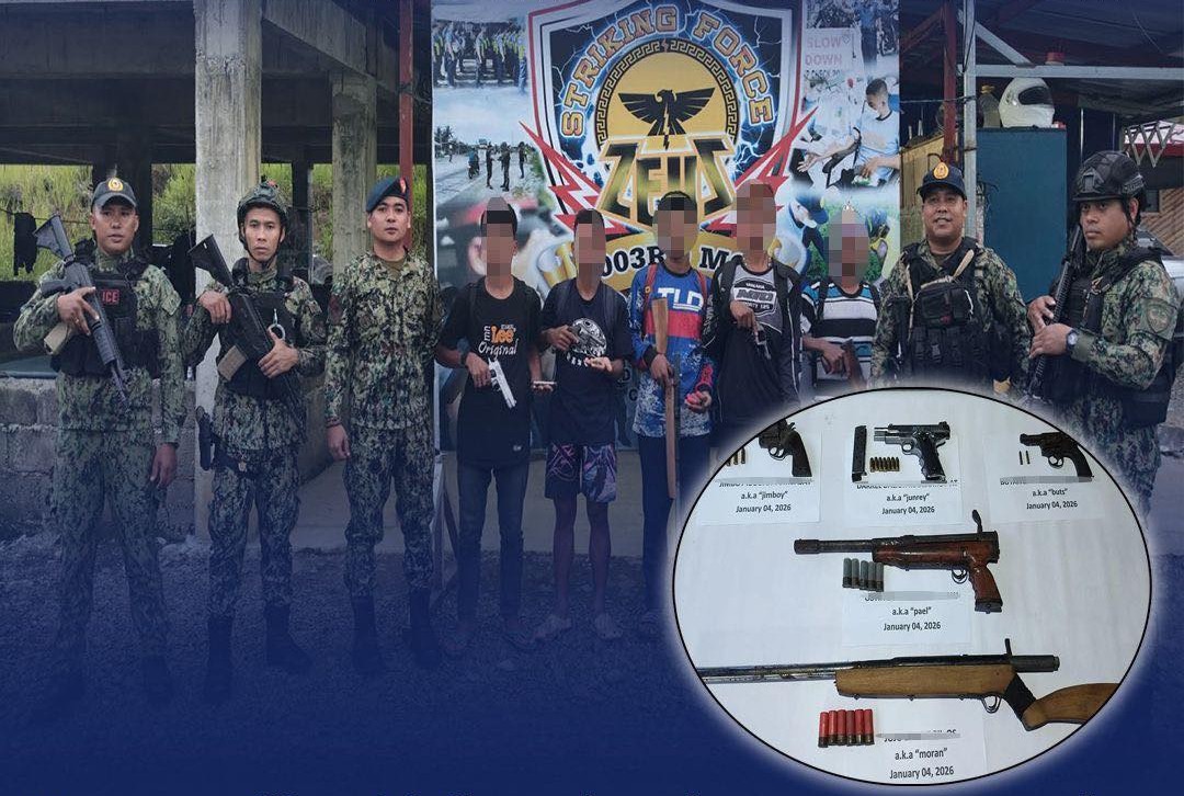 5 Former rebel, sumuko sa mga awtoridad sa pagsisimula ng taon