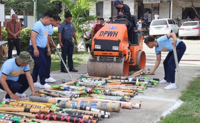 257 ‘Boga’ at ilegal na paputok, sinira ng PNP Ilocos Norte