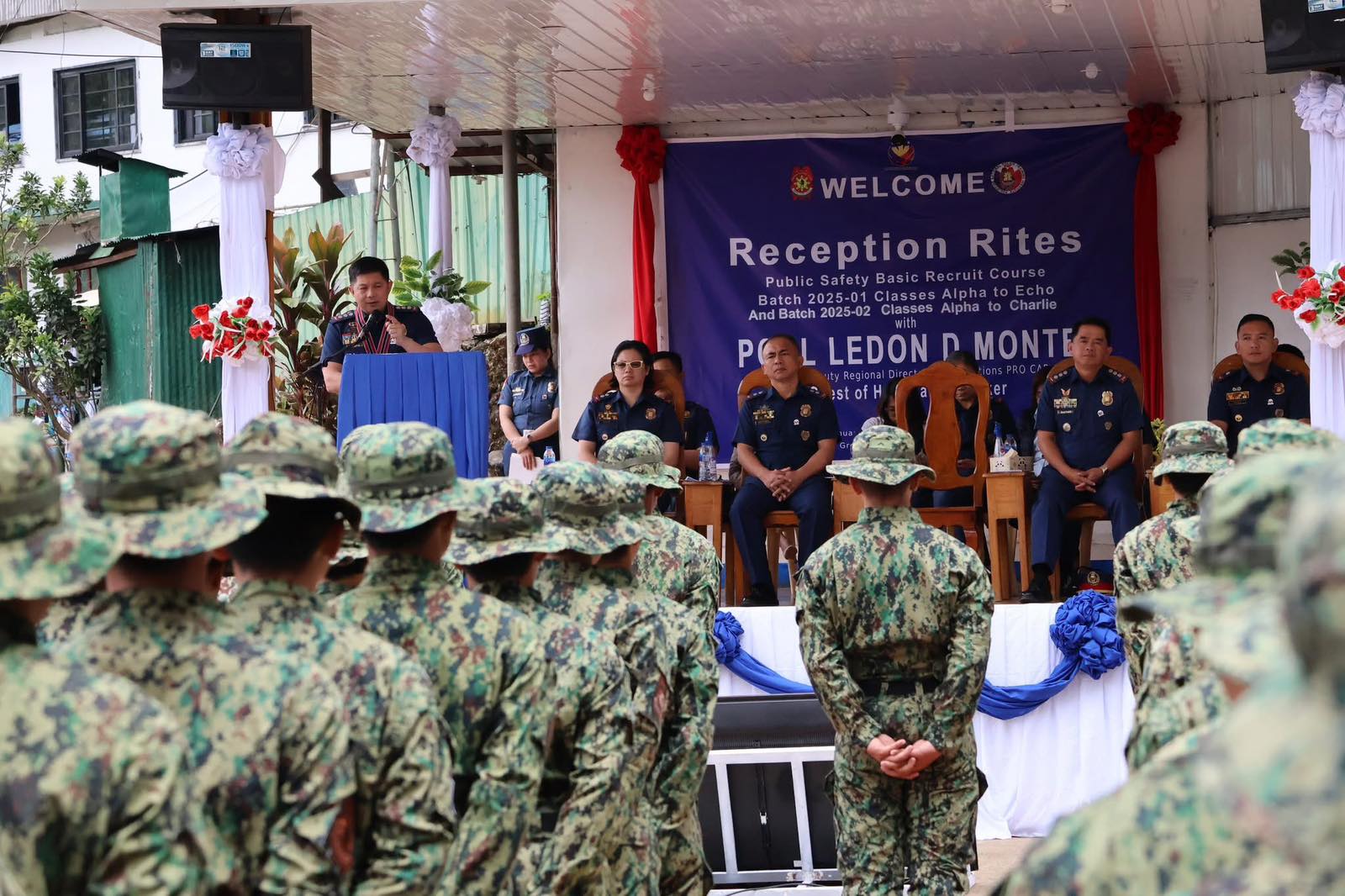 159 Bagong pulis, opisyal na tinanggap sa Cordillera Training Center