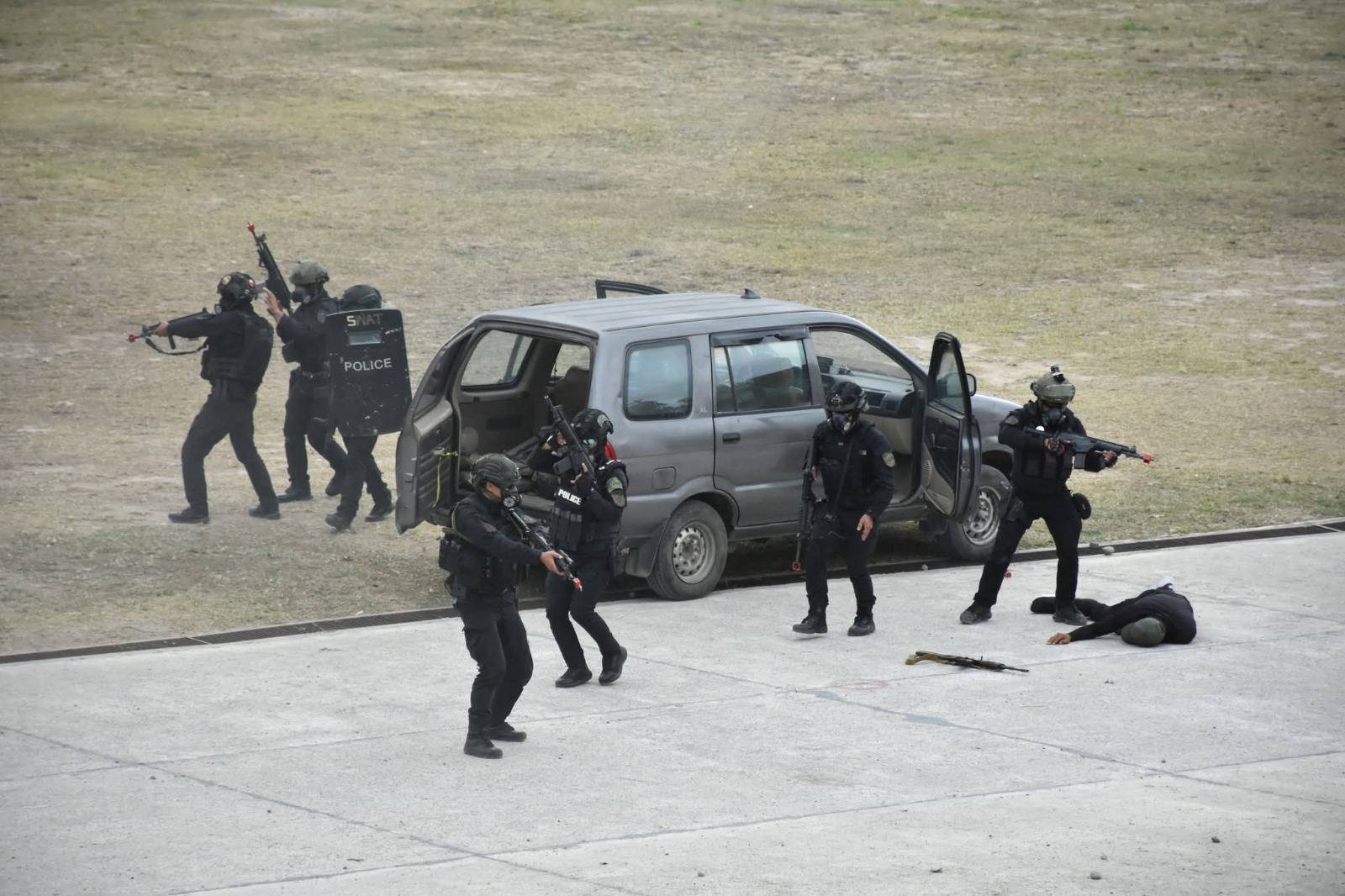 Inter-Agency Capability Demonstration, isinagawa ng PNP, AFP, at KDRRMO
