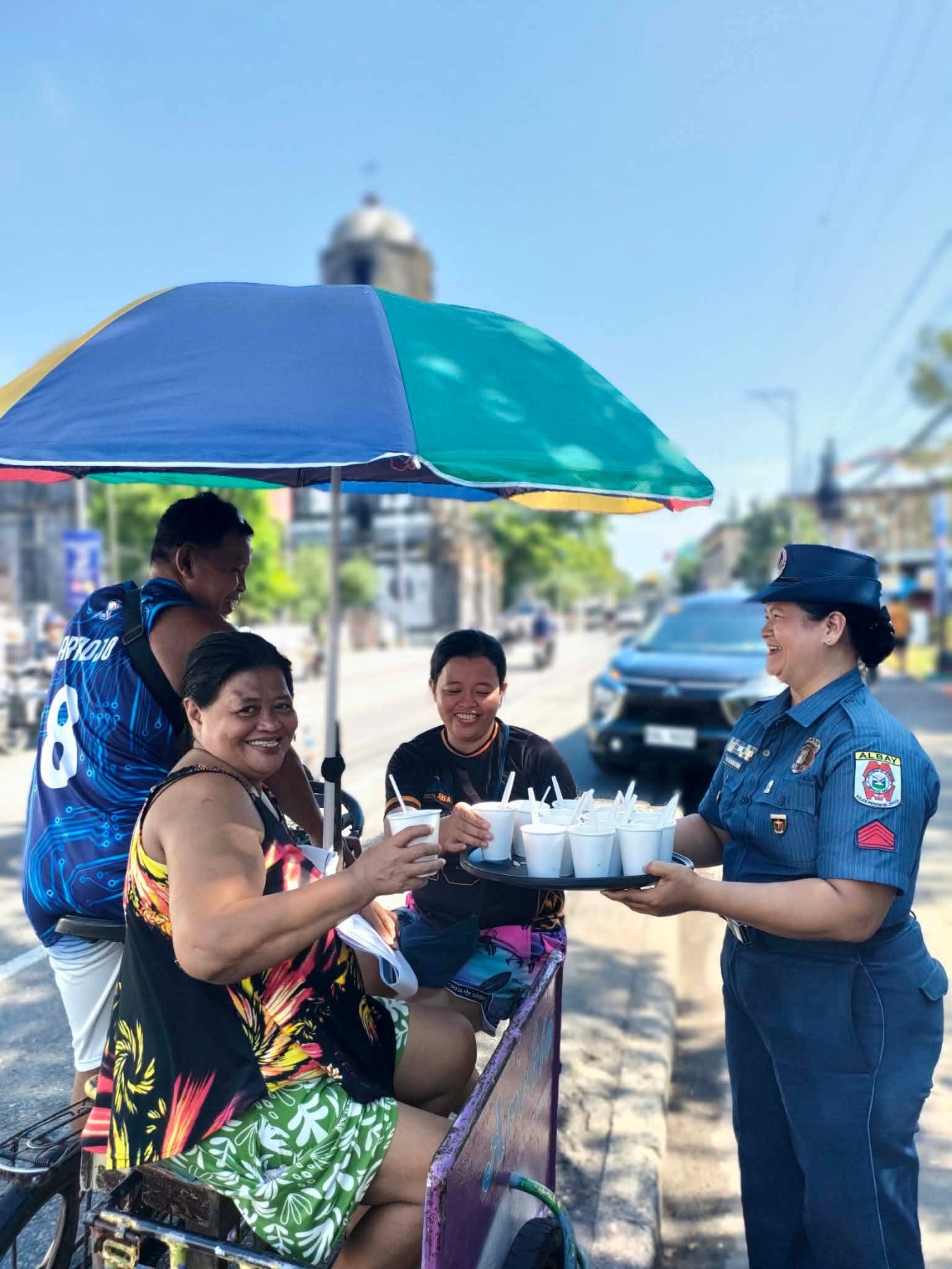 Tabaco CPS, nagbahagi ng pagkain kasabay ng pagdiriwang ng araw ng ...