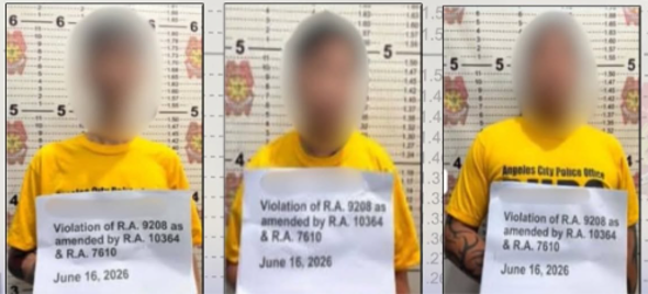 Tatlong dayuhan, arestado ng Angeles City PNP sa kasong child ...